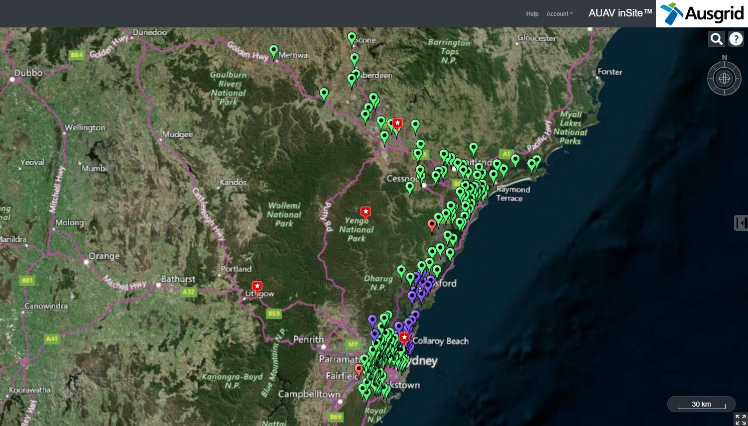 NSW Ausgrid Post Fire Drone Inspections | Case Study | AUAV